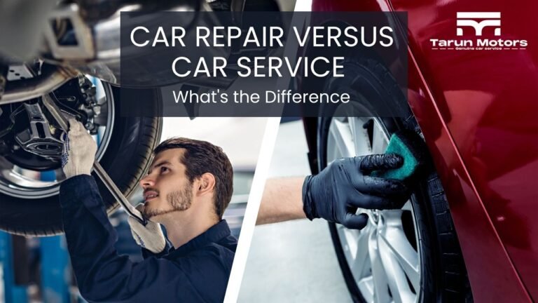 Car Repair Versus Car Service - What's The Difference
